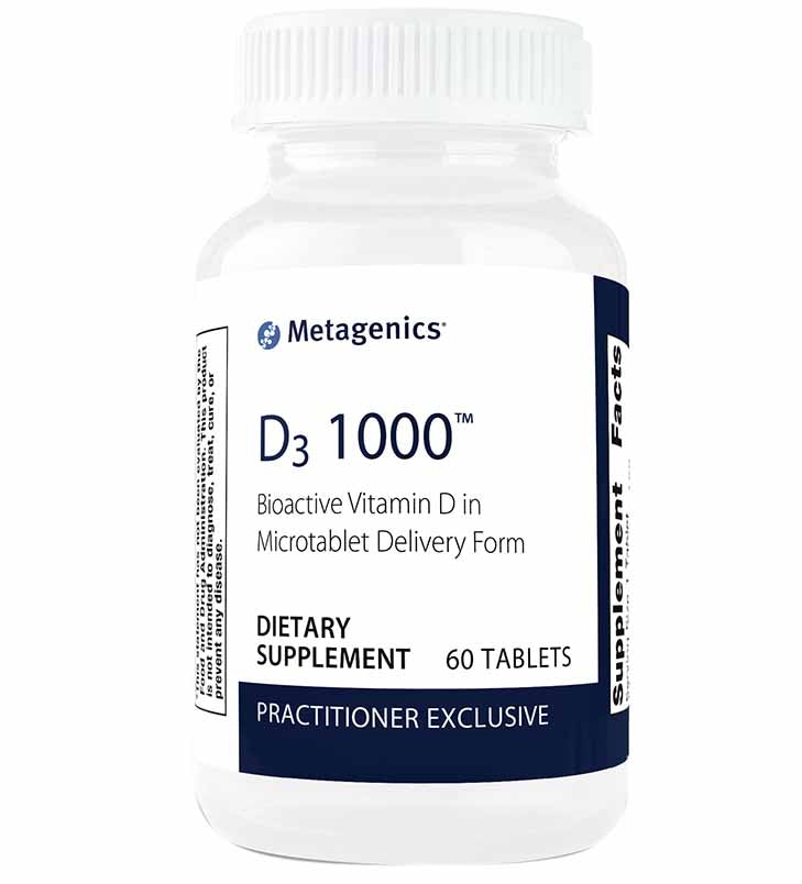 METAGENICS D3 1000IU TABS 60 – Meander Pharmacy